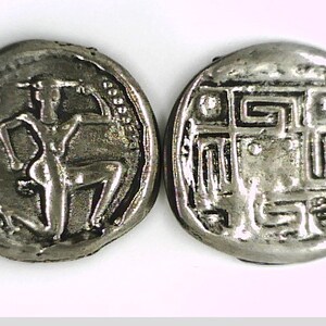 Greece Greek Crete King Minos Knossos Minotaur Labyrinth Stater Silver ...