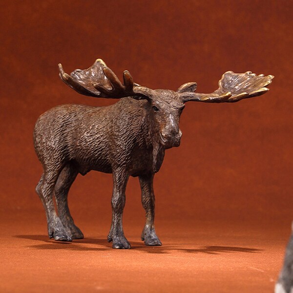 Moose Figurine - Etsy