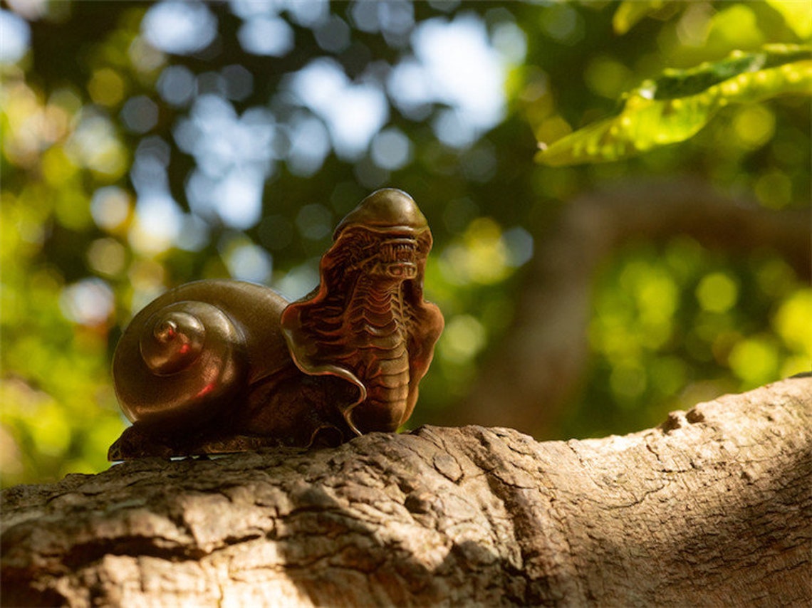 Fine Bronze Artwork Alien Snail Copper Lost Wax Cast | Etsy