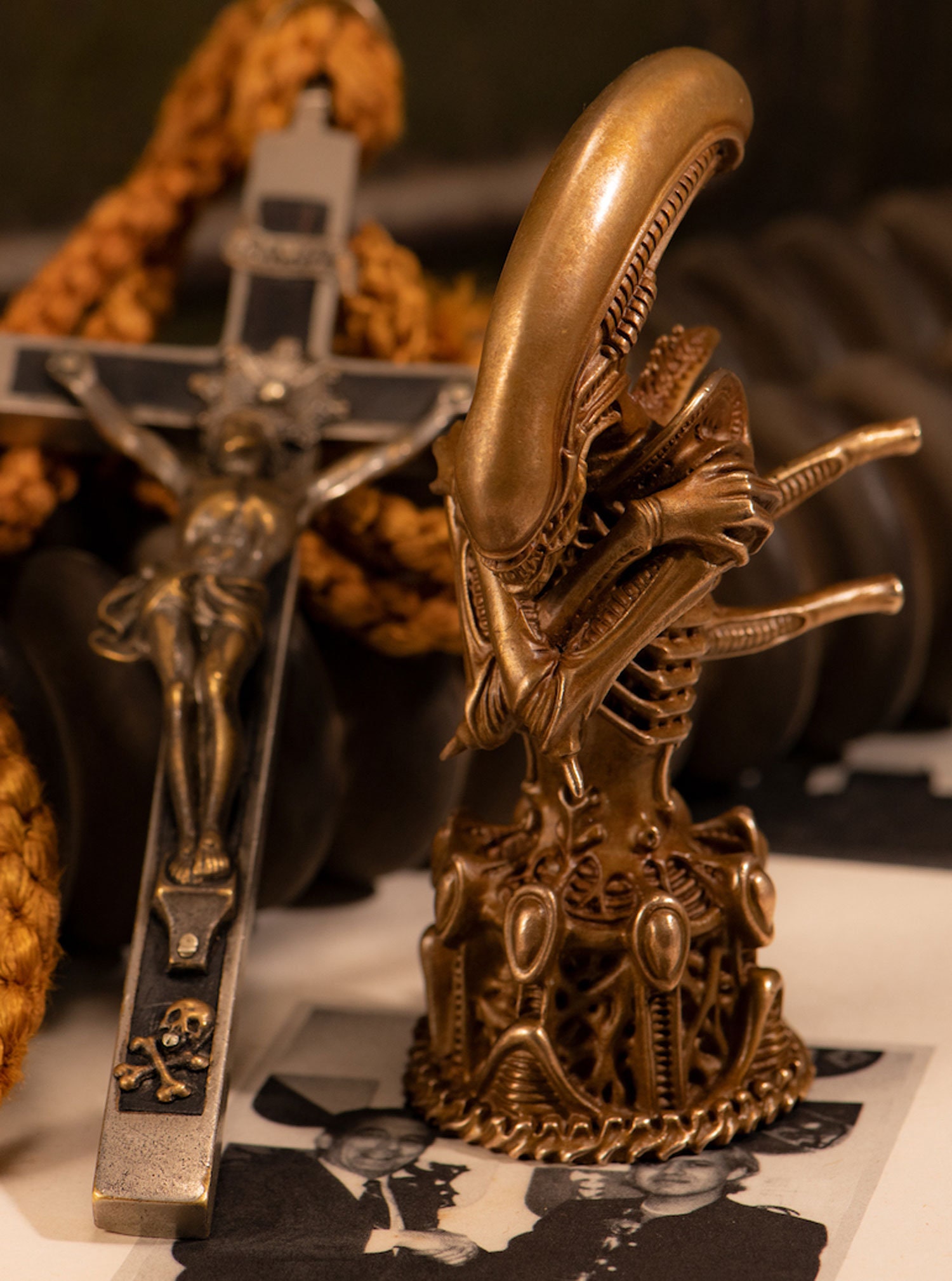 Fine Bronze Alien Vs. Predator Alien Bust Statue Lost Wax - Etsy