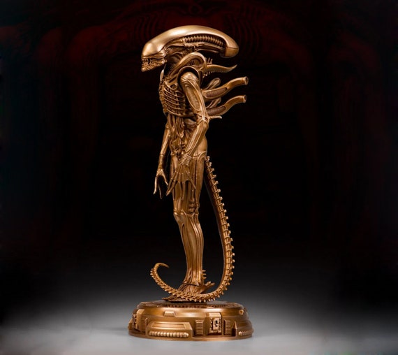 Fine Bronze Alien Vs. Predator Alien Statue Standing Posture - Etsy