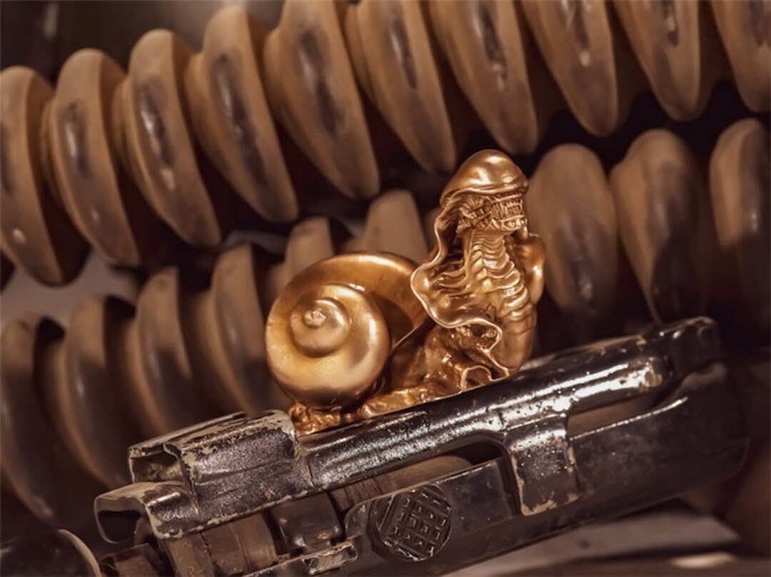 Fine Bronze Artwork Alien Snail Copper Lost Wax Cast - Etsy