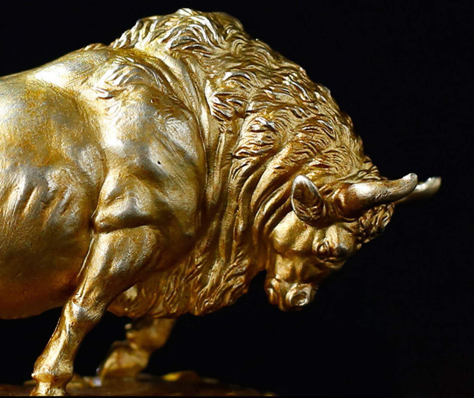 Handmade Sturdy Bull Solid Copper Statue Brass Lost Wax | Etsy