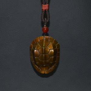 Fine Casting Solid Bronze Turtle Shell Pendant,pure Copper Tortoise ...