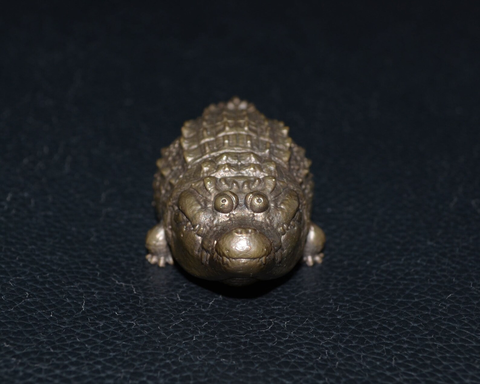 Fine Lovely Mini Fat Crocodile Solid Copper Statue Handmade - Etsy