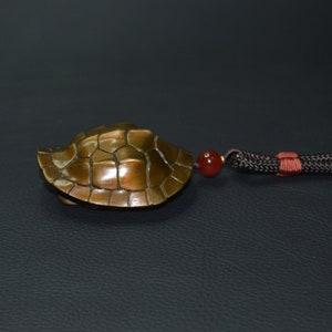 Fine Casting Solid Bronze Turtle Shell Pendant,pure Copper Tortoise ...