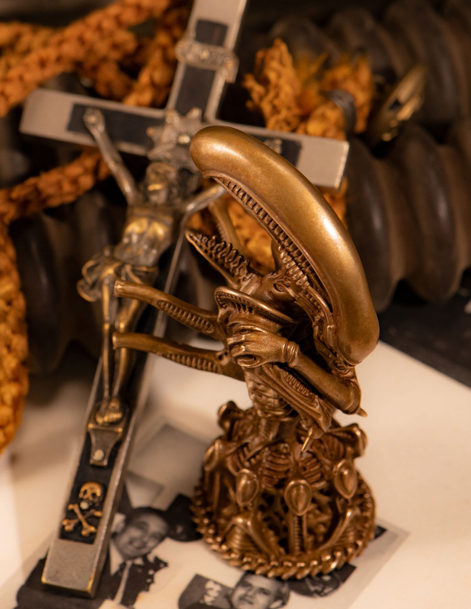 Fine Bronze Alien Vs. Predator Alien Bust Statue Lost Wax - Etsy