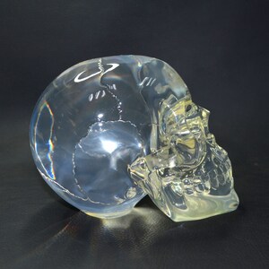 COOL 1:2 Human Clear Skull, Transparent Resin crystal Skulls, Handmade ...