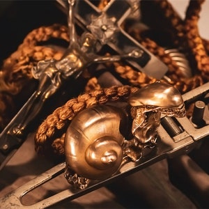 Fine Bronze Artwork Alien Snail Copper Lost Wax Cast - Etsy