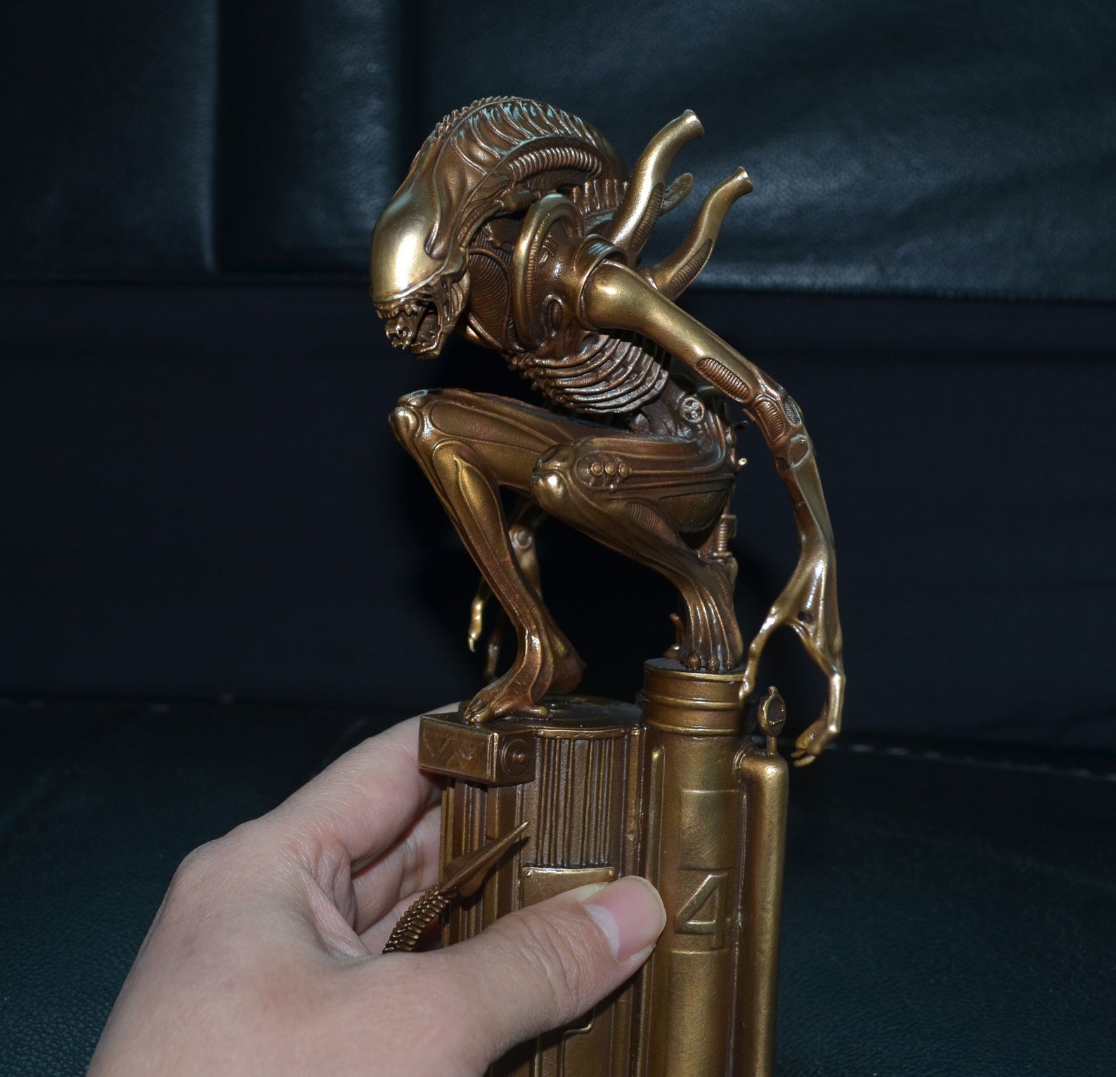 Fine Bronze Alien Vs. Predator Alien Warrior Statue Lost Wax - Etsy