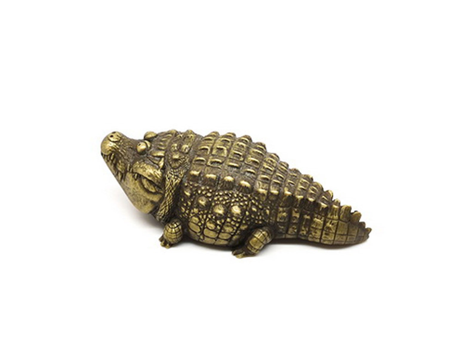 Fine Lovely Mini Fat Crocodile Solid Copper Statue Handmade - Etsy