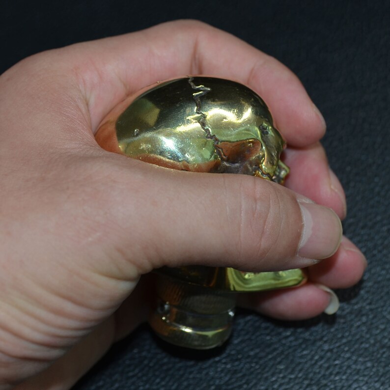 Solid White Copper Cast Skull Car Gear Shift Knob DIY Modified - Etsy ...