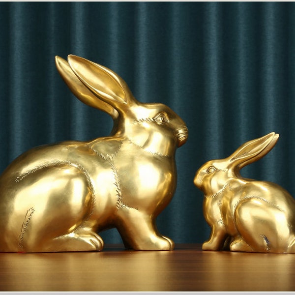 Brass Rabbit - Etsy