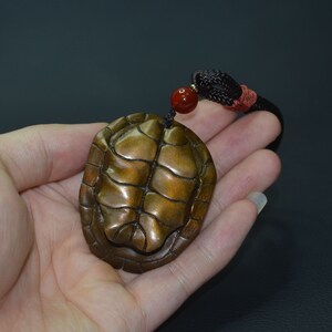 Fine Casting Solid Bronze Turtle Shell Pendant,pure Copper Tortoise ...