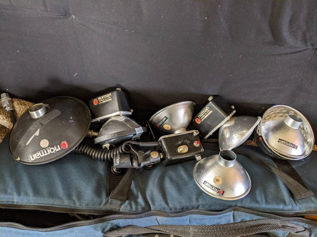 Norman 200B Portable Flash Kit With Chargers in Carrying Case -- USA - Etsy