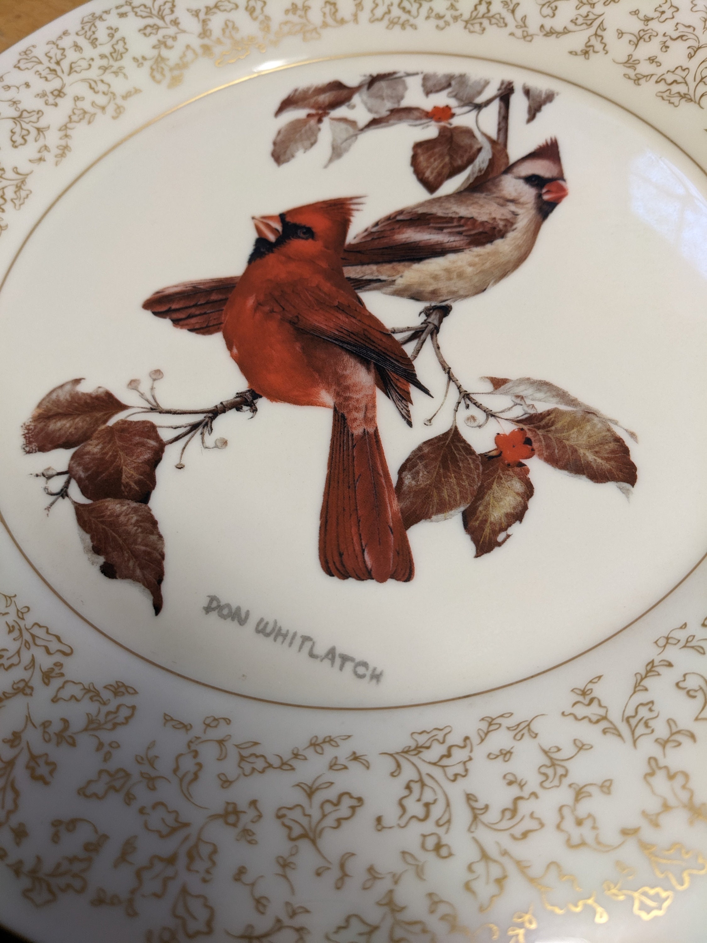 Gorham Fine China "nature Portraits of America" by Don Whitlatch -- Set ...