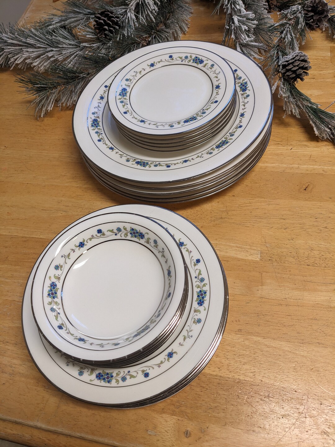 Noritake Ivory China "norma" #7016 Style -- Set of Five (5) Mixed ...