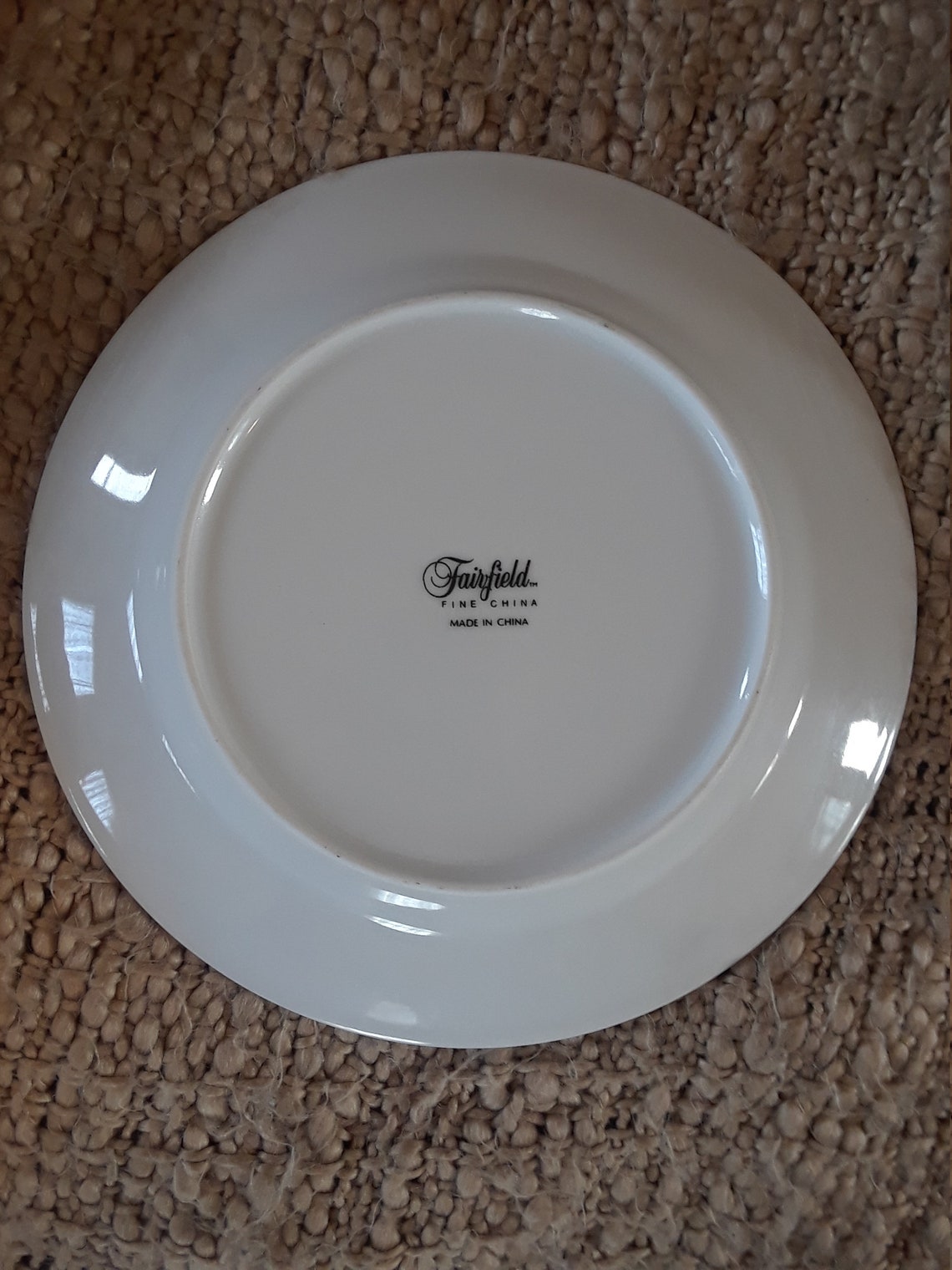 FAIRFIELD Fine China Mixed Set 4 Dinner Plates/5 Dessert - Etsy