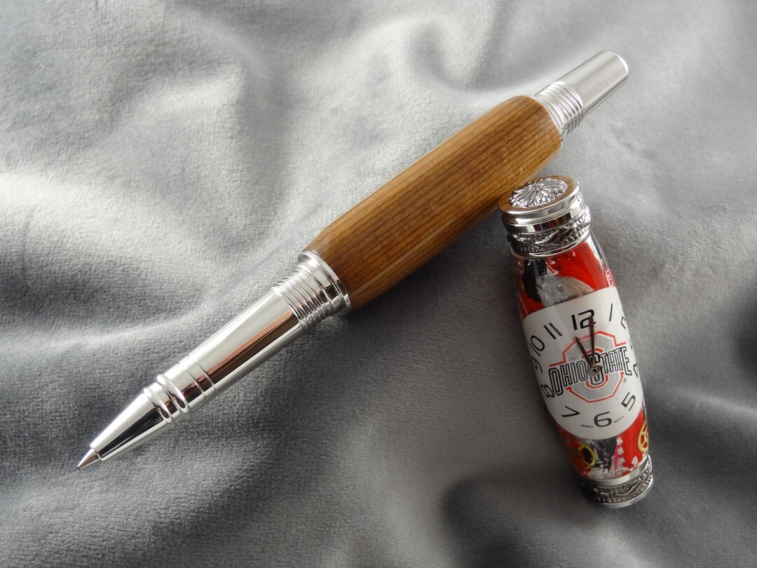 Ohio State Watch Face and Stadium Wood Rollerball Pen With COA - Etsy
