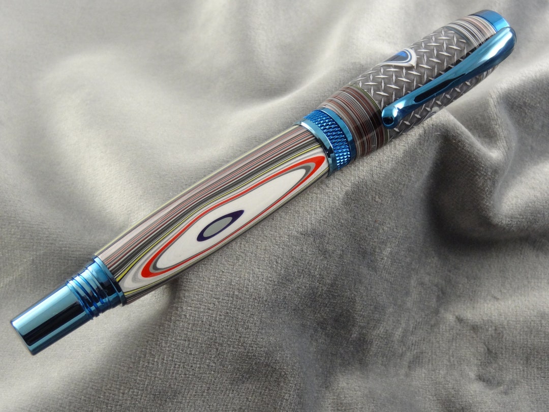 Ford Logo and Fordite Rollerball Pen With COA - Etsy