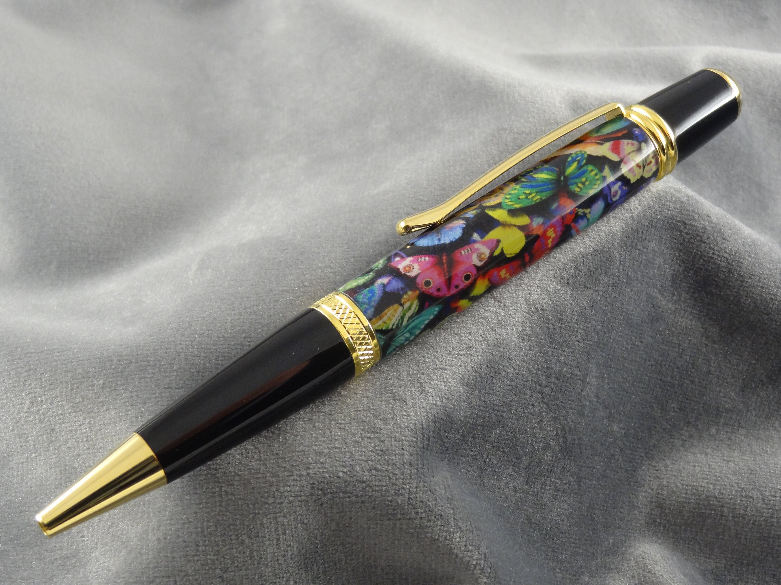 Colorful Butterflies Pen | Etsy