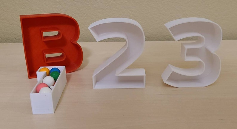 4 Inch Plastic Number and Symbol Storage Boxes. Fillable. Lots of ...