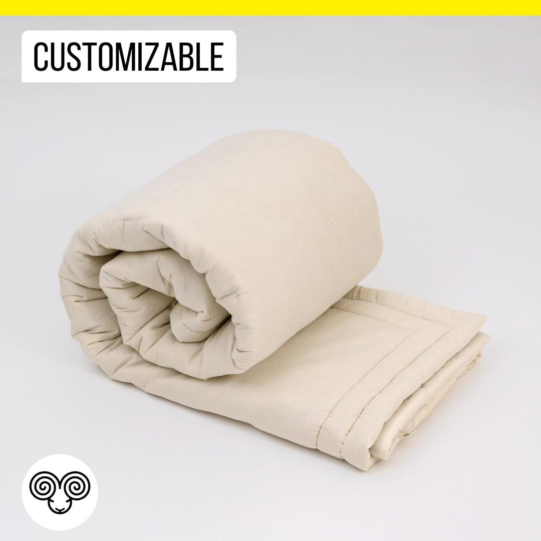 Wool Comforter / Duvet Insert / Summer, Winter or Extra Warm / Made to ...