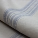 Blue Striped Linen (flax) Fabric / OEKO-TEX® Certified / by the Yard or ...