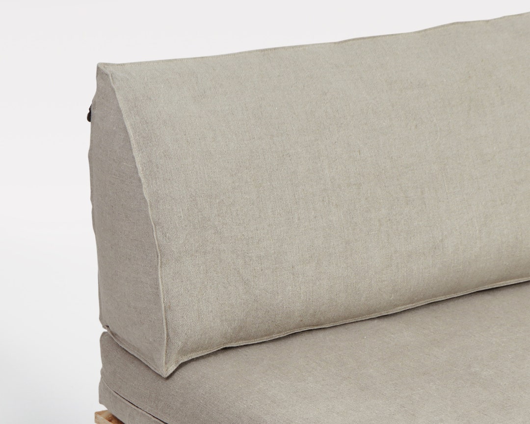 Triangular Back Cushion and Seat Cushions With Removable Covers ...