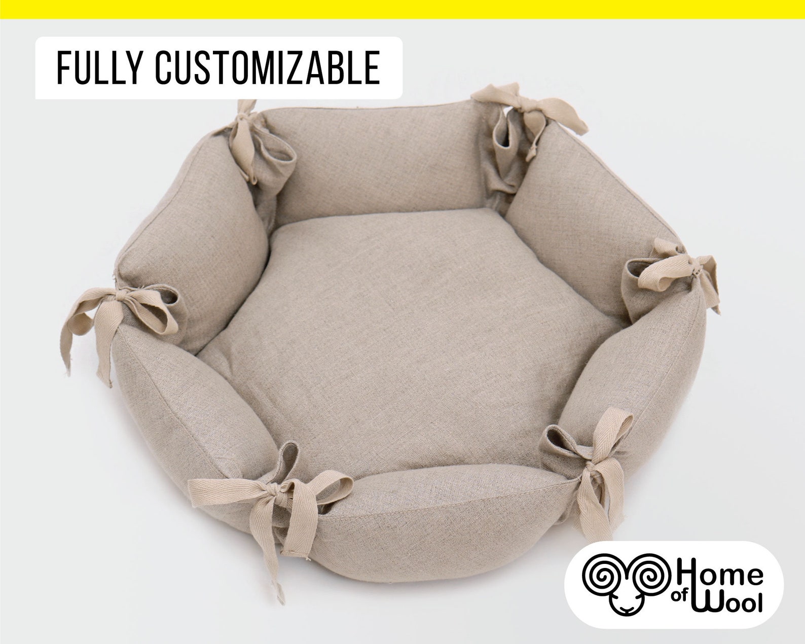 Wool Pet Bed / Hexagonal / All Natural Non-toxic / Oeko-tex | Etsy