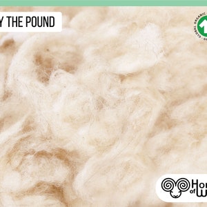 Organic Wool Stuffing / GOTS Certified / Perfect for Filling - Etsy