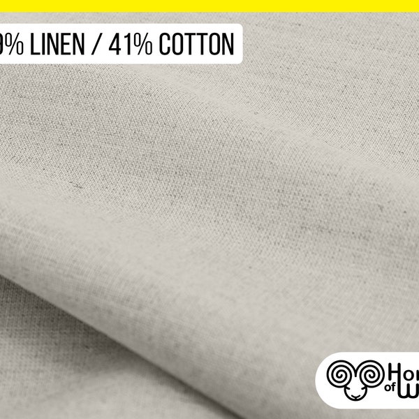 Linen Blend Fabric - Etsy