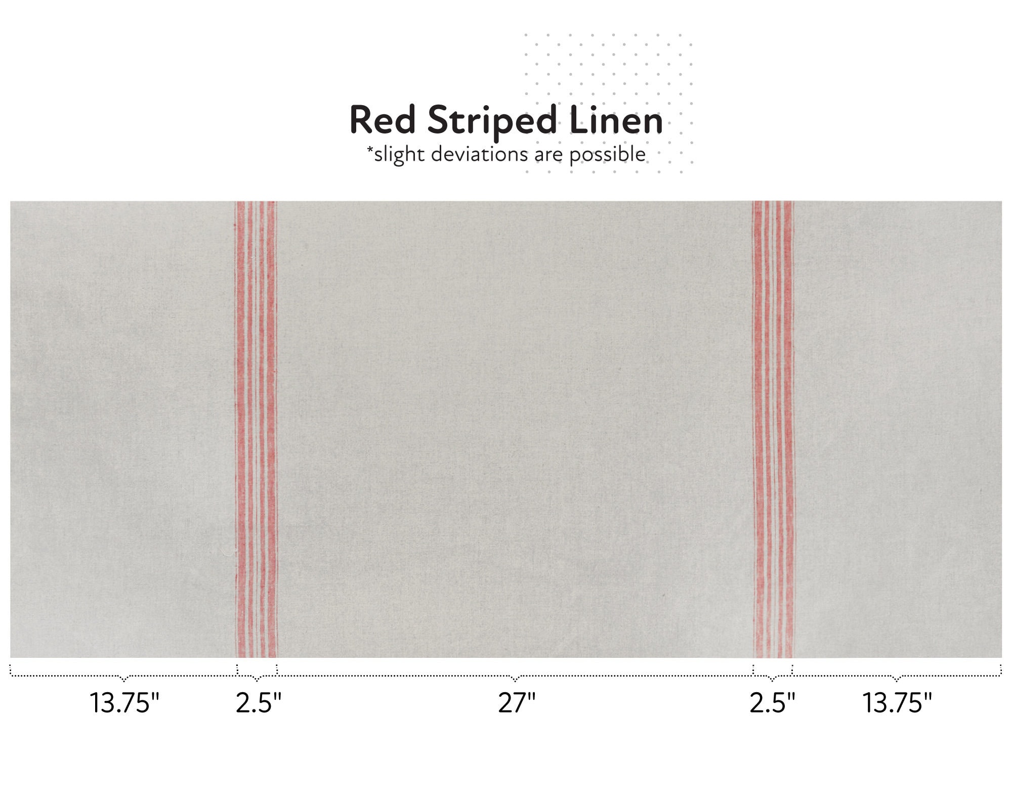Red Striped Linen flax Fabric / OEKO-TEX® Certified / Width - Etsy