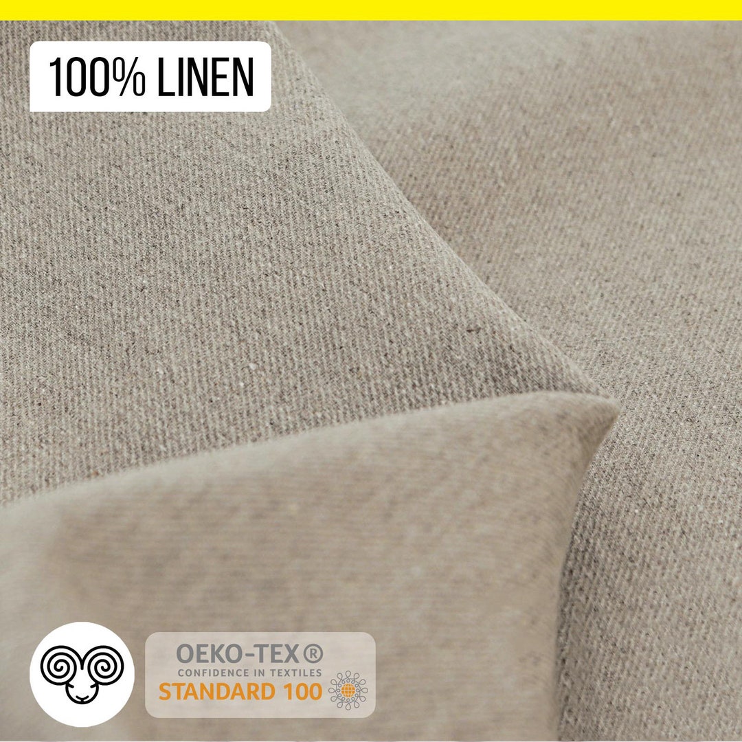 100% Linen flax Fabric / Oeko-tex Certified / by the Yard or - Etsy