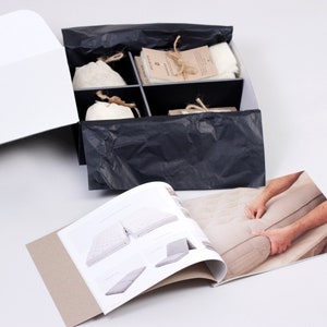 Sample Box With Product Catalog - Etsy