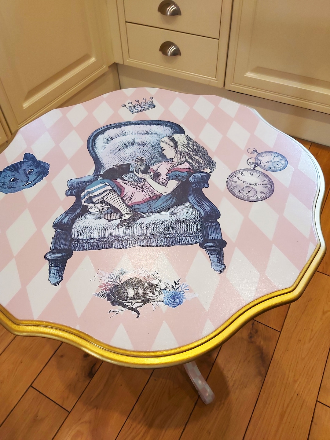 Alice in Wonderland Side Table. Ideal for Children's Nursery or Play ...