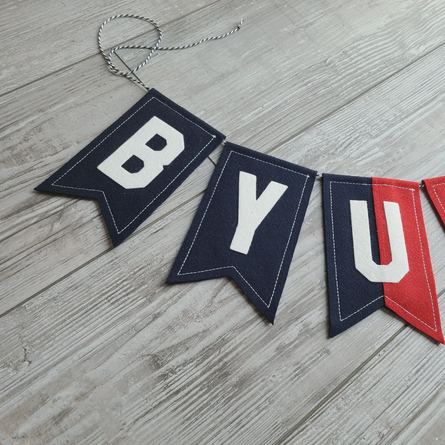 BYU/UTAH House Divided Bunting, University of Utah, BYU, Utah Utes - Etsy