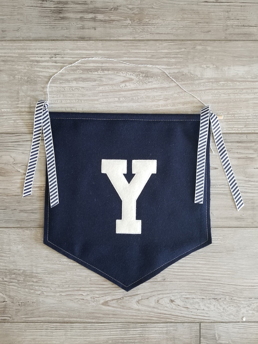 BYU, Felt Y Letterman Banner, Brigham Young University, BYU Cougars - Etsy