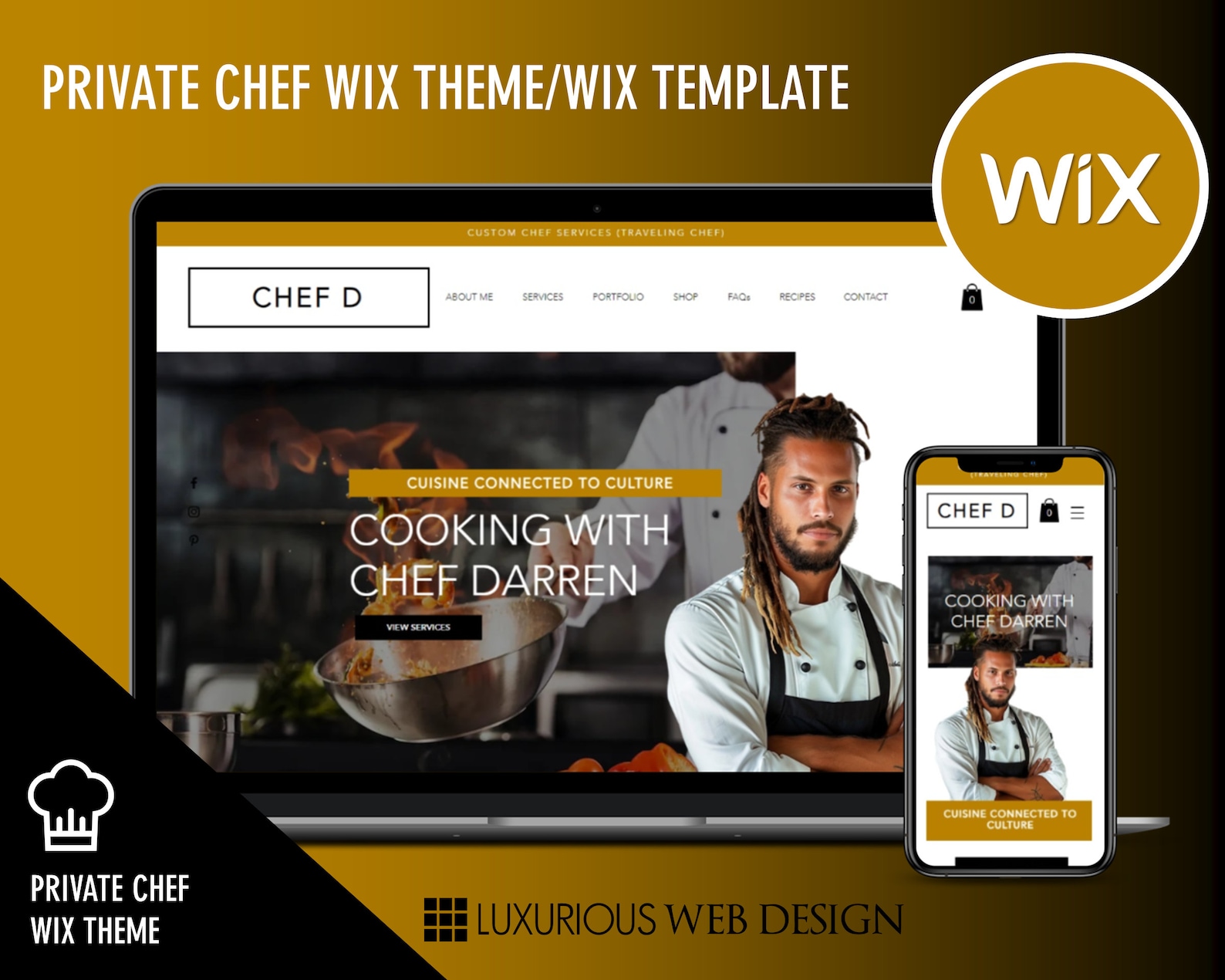 Private Chef Website: Chef Website, Cookbook Website, Chef Coat & Chef ...