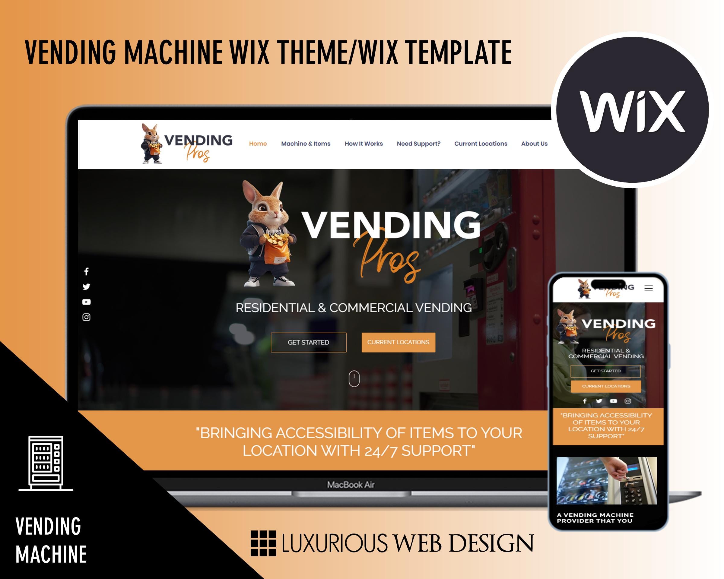 Vending Machine Business Website, Vending Machine Bundle, Vending ...
