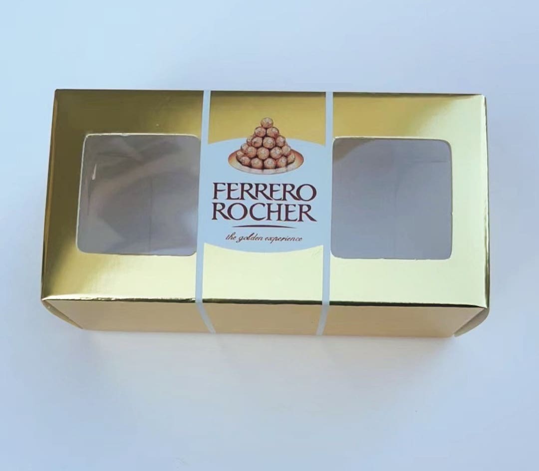 100pcs Two Ferrero Chocolate Favor Boxes, Wedding Party Valentine’s Day ...