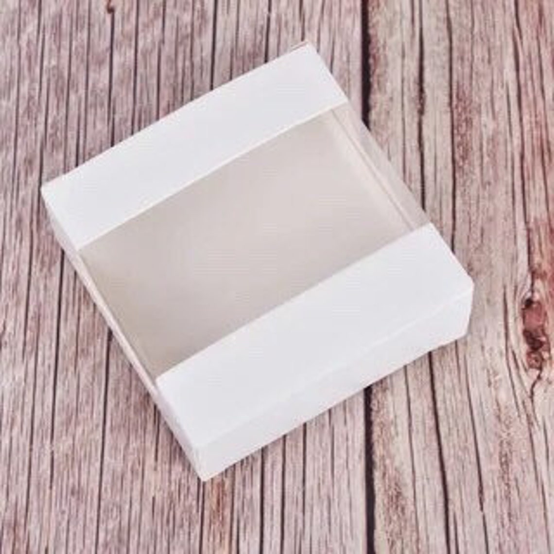 100x Clear Window Paper Box Gift Box Cosmetics Soap Candle - Etsy