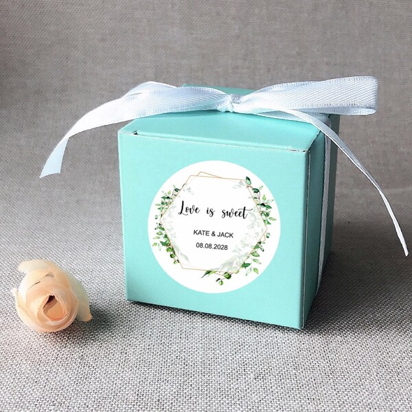 Wedding Cake Box Labels - Etsy