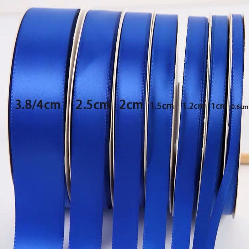Royal Blue Satin Ribbon Roll Wholesale Christmas Gift - Etsy