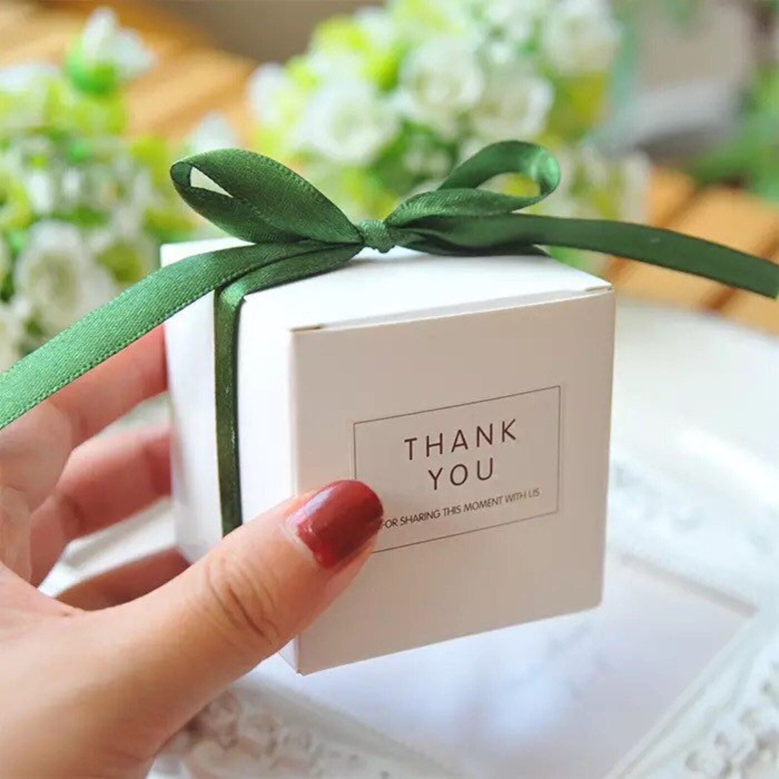 Pack of 100 Wedding White Favor Boxes With Stickers Cookie - Etsy