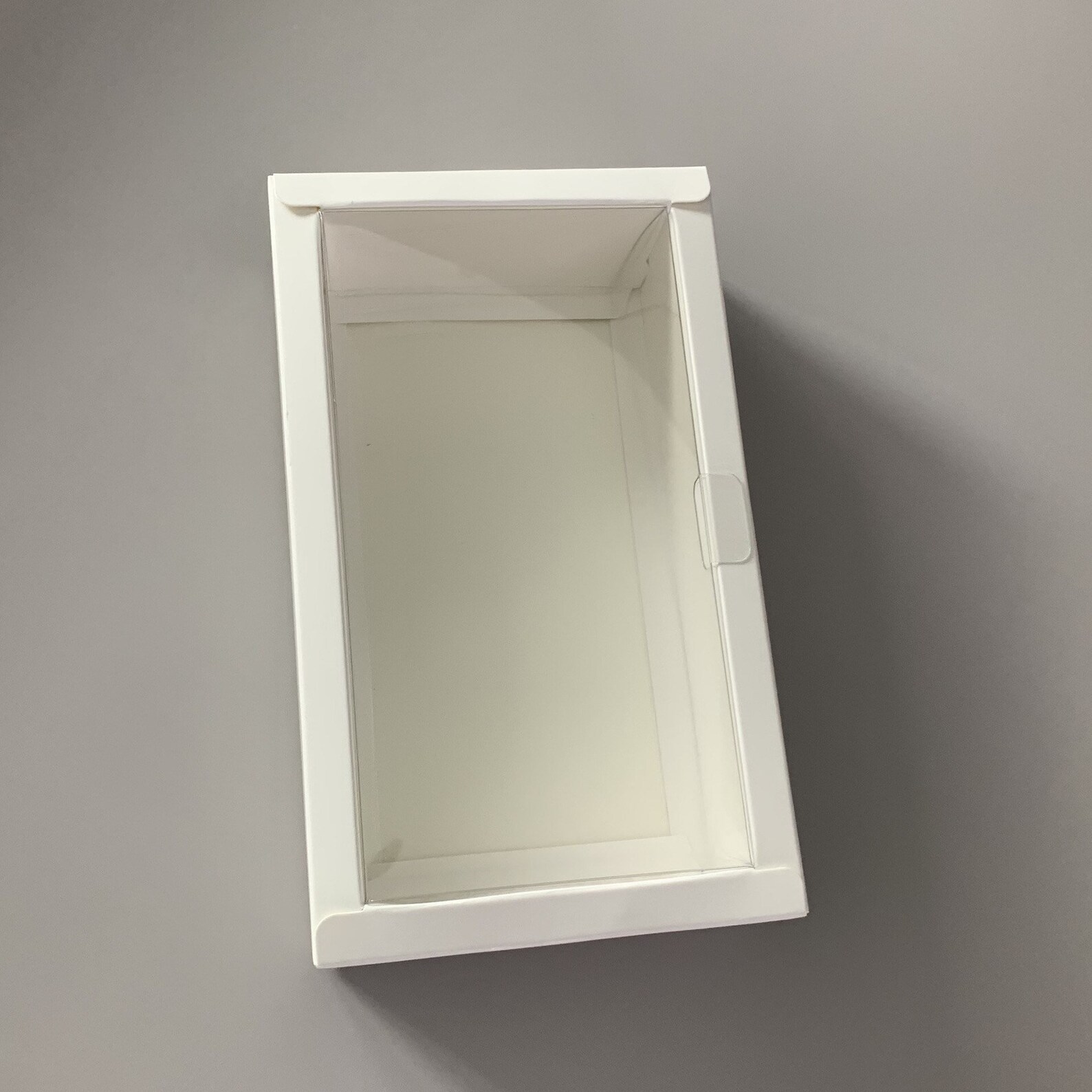 100pcs Clear PVC Lid Cover Paper Box Gift Box | Cosmetics Luxury Glass ...