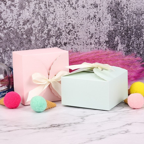 100 Pink Mint Favor Box Wedding Girls Birthday Baby Shower | Etsy
