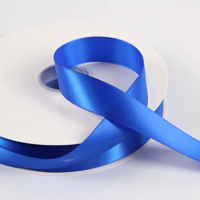 Royal Blue Satin Ribbon Roll Wholesale Christmas Gift - Etsy