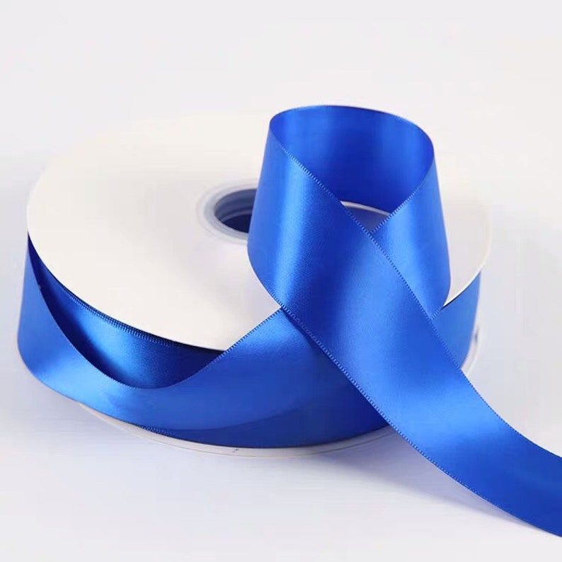 Royal Blue Satin Ribbon Roll Wholesale Christmas Gift - Etsy