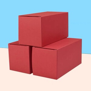 100 Red Wedding Favour Box | Xmas Wedding Gift Box | Birthday Party ...